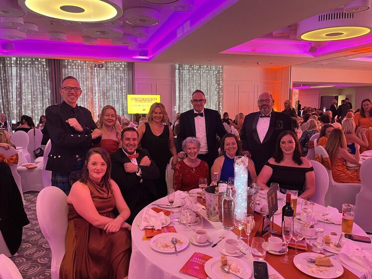 KLT Ten Managers support Maggie's Orange Ball