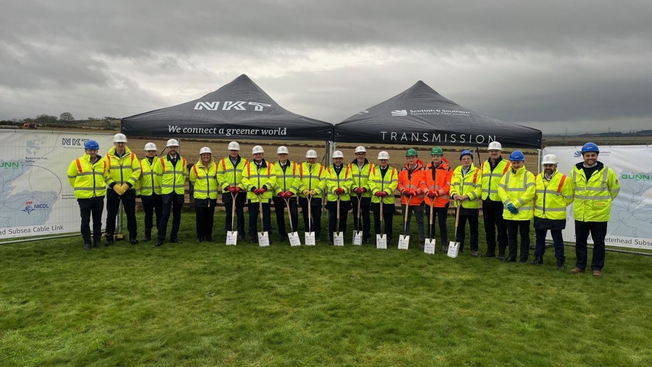 Groundbreaking event marks start of Spittal to Peterhead subsea cable ...