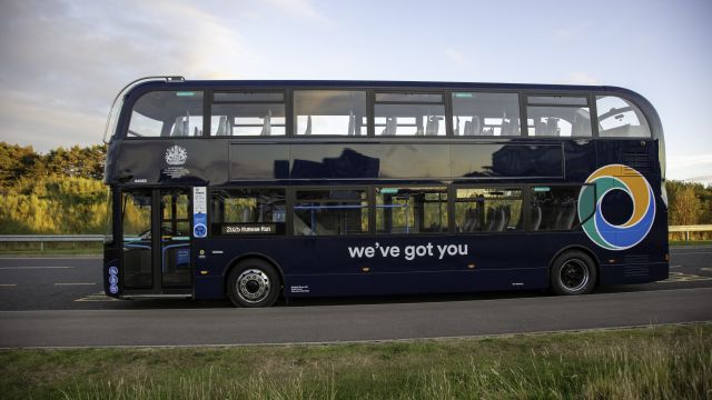 First Stagecoach bus with Royal Warrant now in service in Aberdeenshire