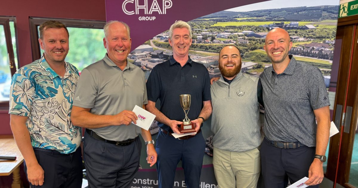 CHAP Charity Golf Day raises £10,500 for SAMH and ‘The Nook’
