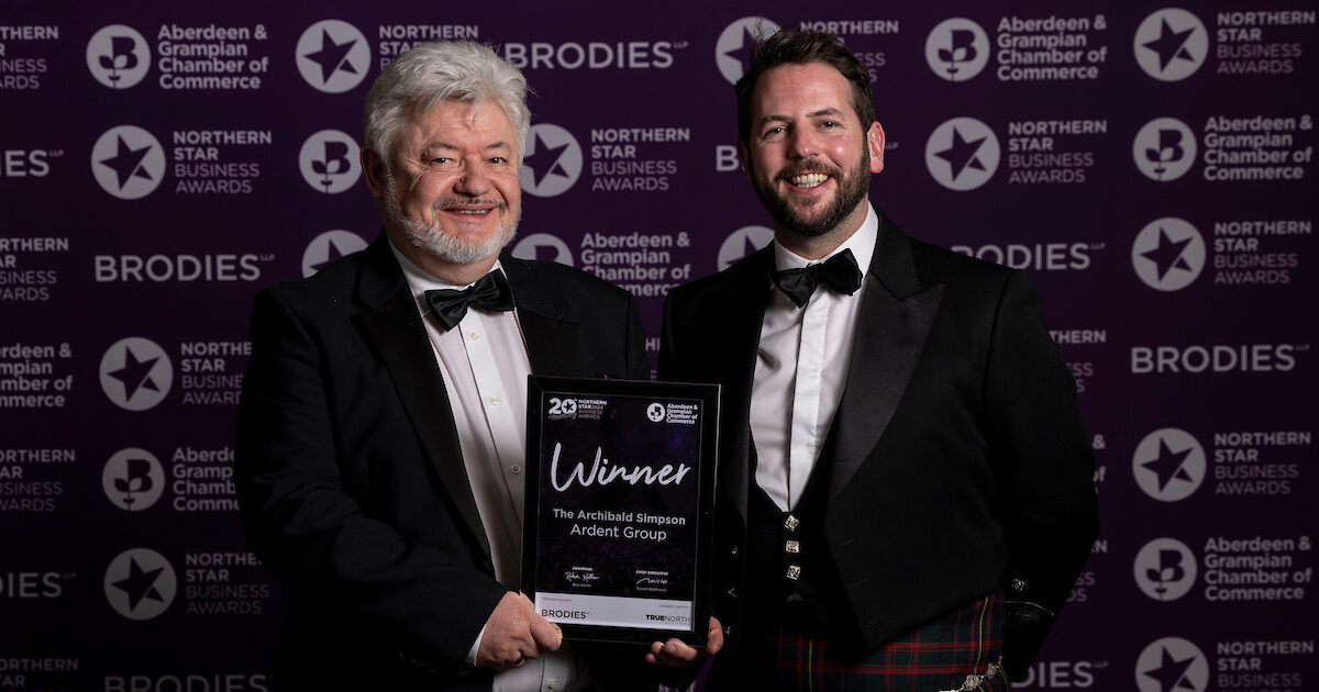 Ardent Group picked up The Archibald Simpson award at this year's ...