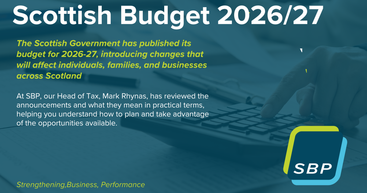 Breaking down the 2026 Scottish Budget with SBP!