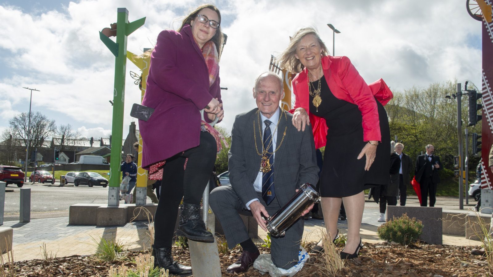 Historic fountain re-instated at new Woodside Gateway