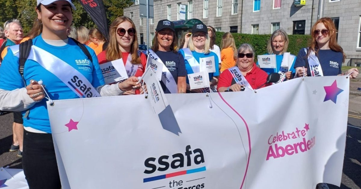 SSAFA Grampian attends annual Celebrate Aberdeen Parade