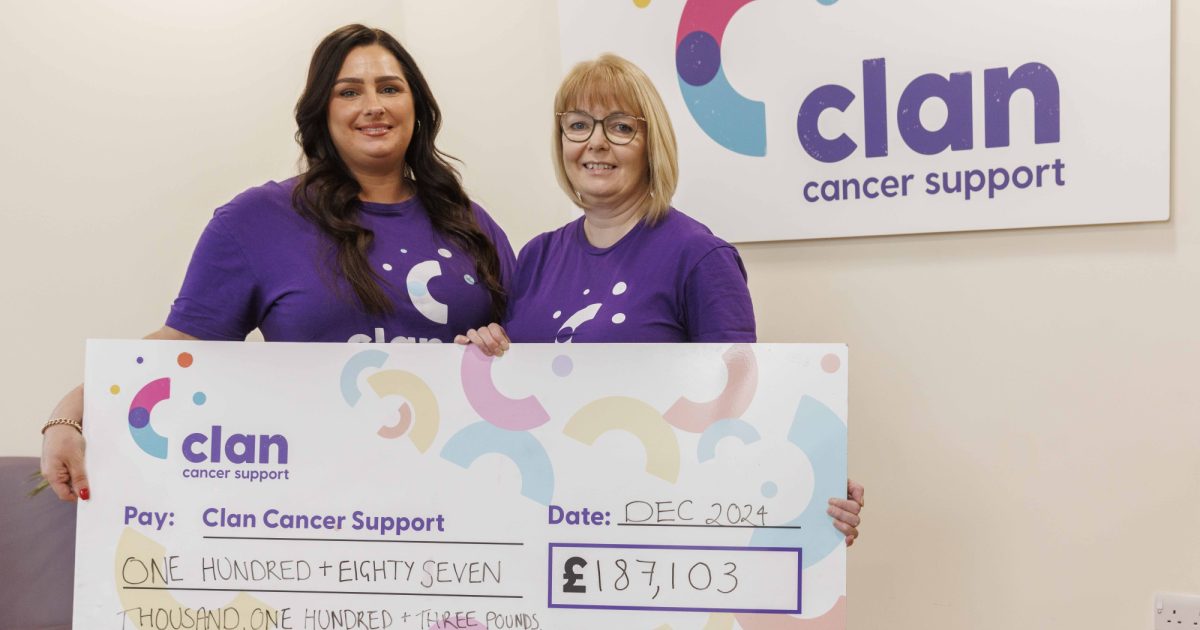 Clan Cancer Support receives more than £180,000 in National Lottery funding