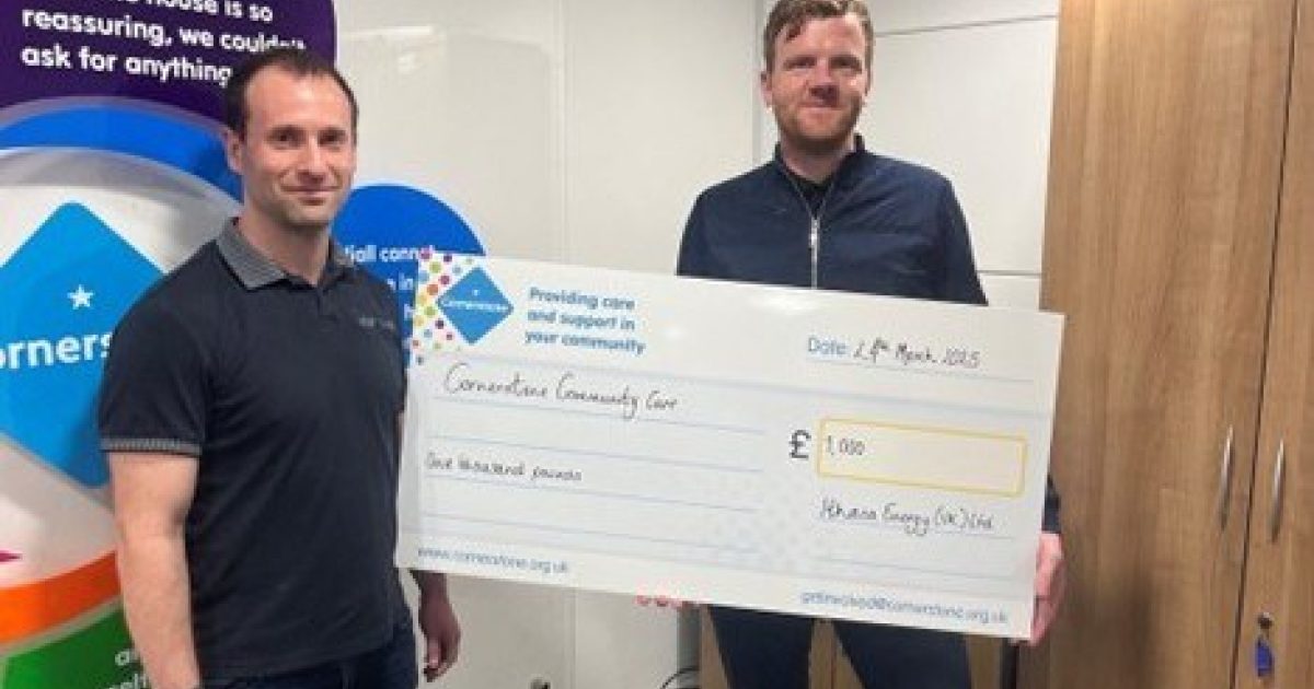 Donation to Cornerstone