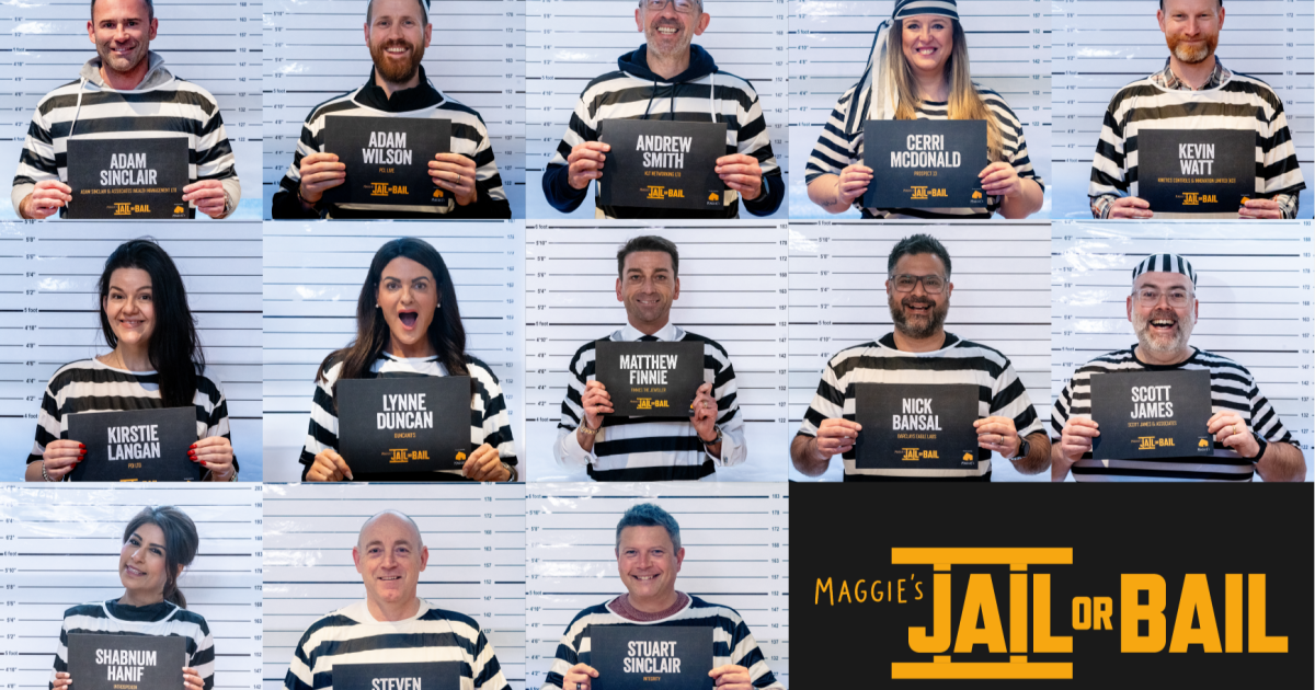 Big-hearted business leaders raise tens of thousands in Maggie’s ‘Jail ...