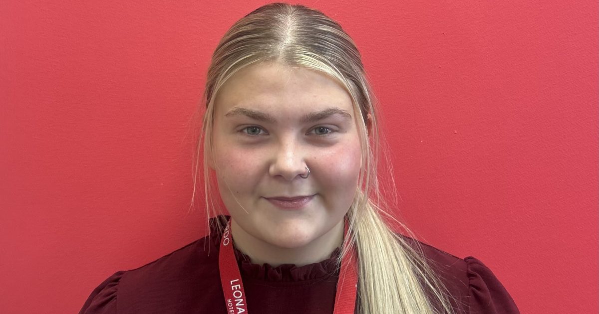 Morgan Ritchie joins Leonardo Hotel Aberdeen as duty manager