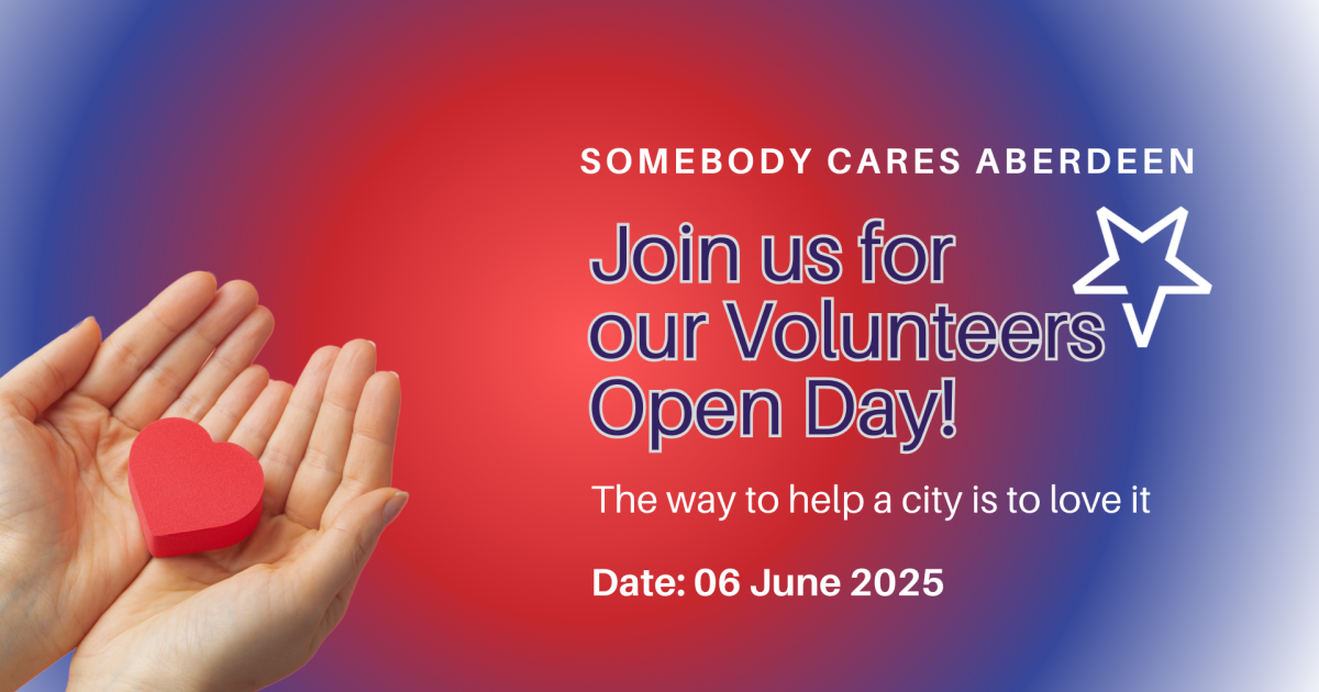 Somebody Cares Scotland invites community to volunteer open days